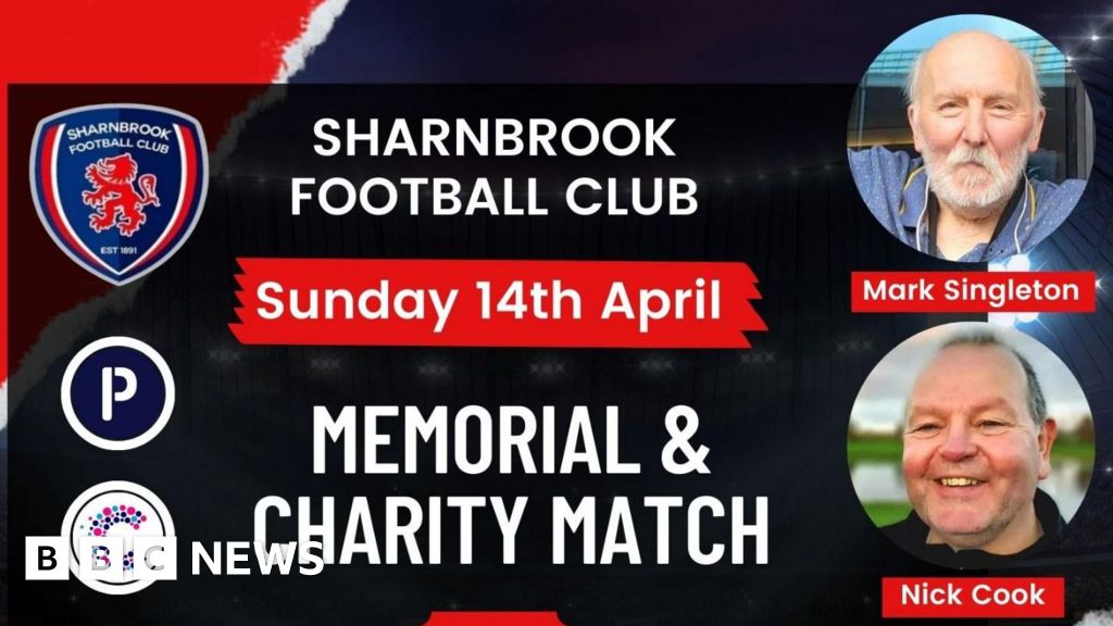 Sharnbrook FC members honoured with memorial football match - BBC News