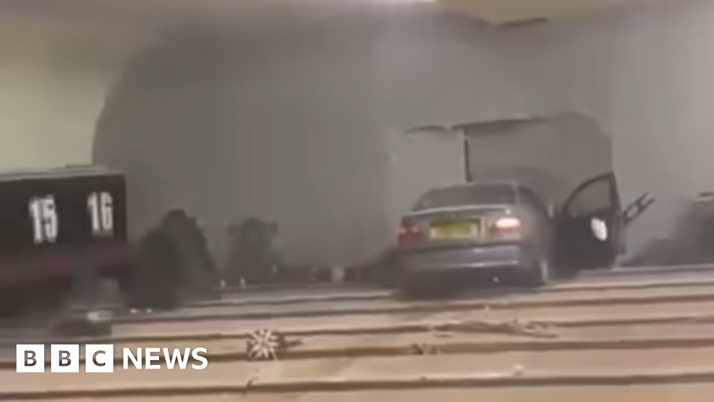 Three injured after BMW crashes into bowling alley in Ilkeston