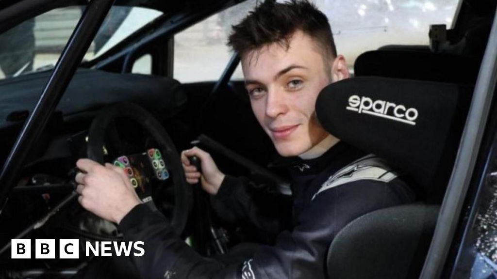 Harrogate rally driver inspired by 'fastest milkman' dad - BBC News