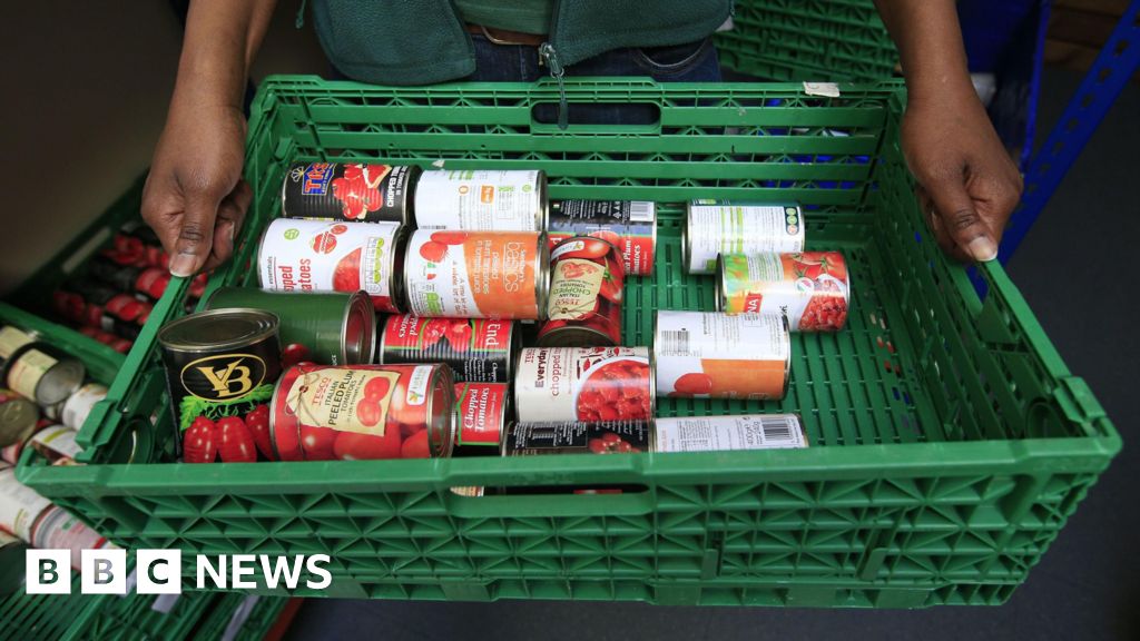 Food bank use hits record high in December, charity says - BBC News