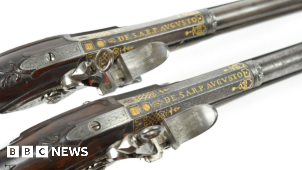 Rare royal pistols owned by first Duke of Sussex sell for £22k