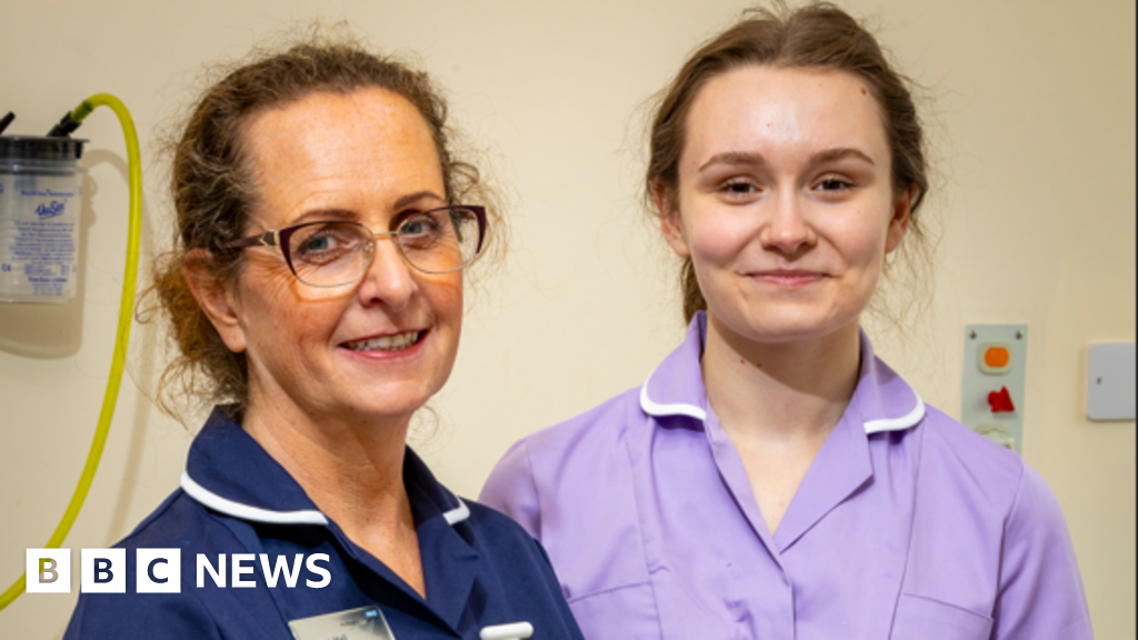 Wolverhampton midwife 'passing baton' to daughter