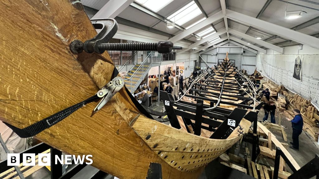 Sutton Hoo ship replica aiming to sail across English channel