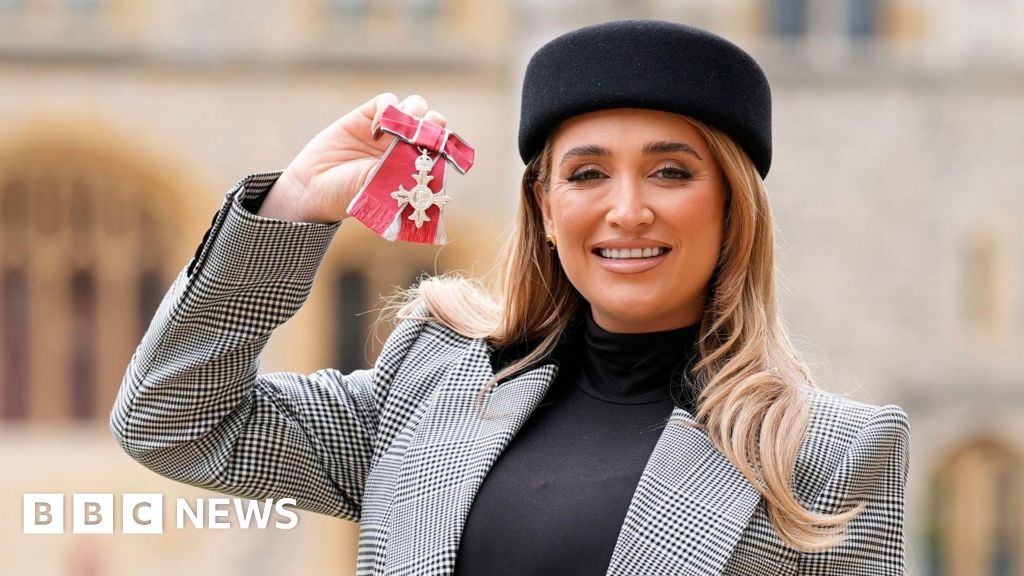Reality TV star Georgia Harrison appointed MBE at Windsor Castle