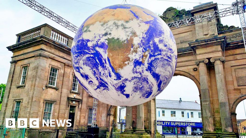 Globe display in Wirral park reflects 'fragility of the planet'