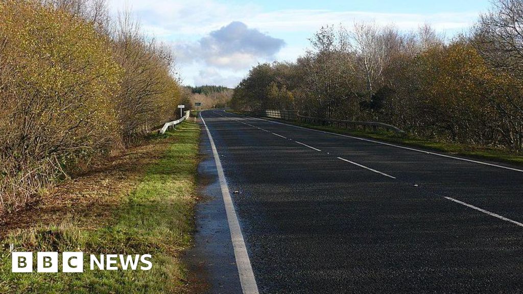 Van driver dies in crash with lorry on A75 at Shennanton Bridge - BBC News