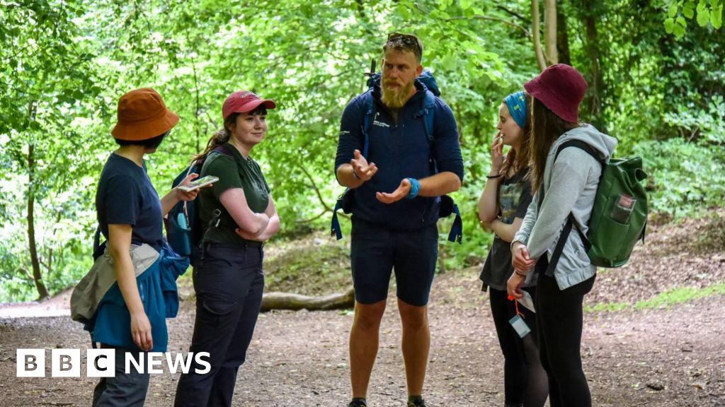 Ramblers walking charity launch 'Out There' award in Somerset - BBC News