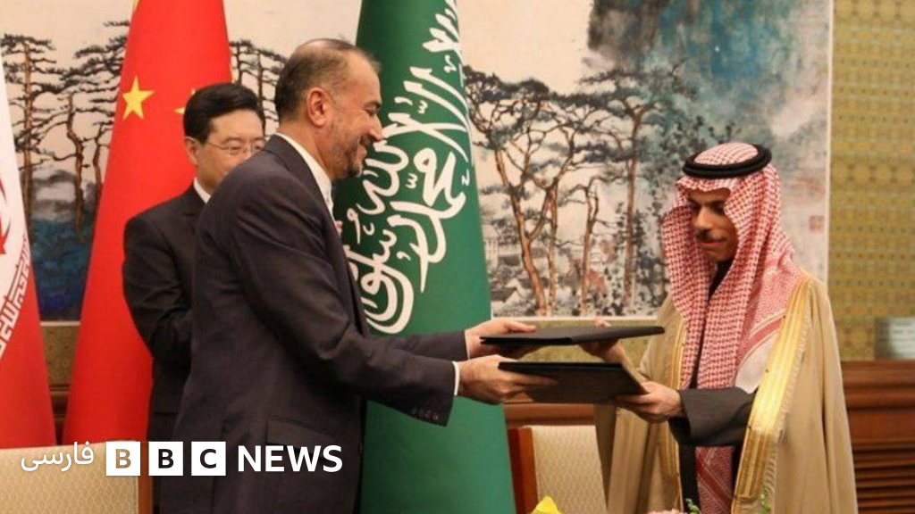 وزیران خارجه ایران و عربستان با از سرگیری روابط دیپلماتیک و بهبود روابط