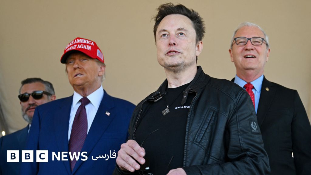 دونالد ترامپ برای تماشای پرتاب آزمایشی استارشیب به ایلان ماسک پیوست ...