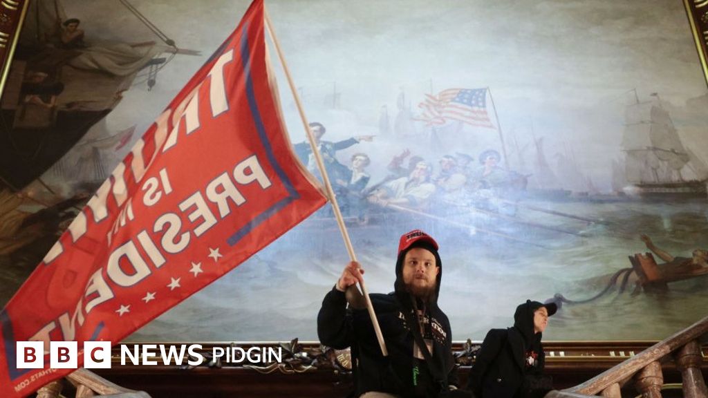 US election: Pictures of how Trump Capitol Hill protesters burst enta ...