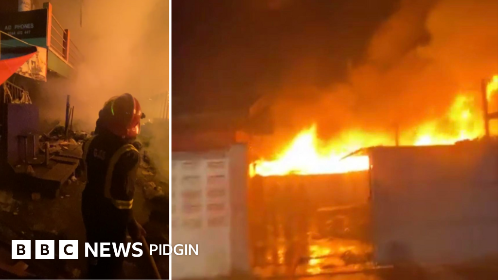 Kantamanto fire: Traders count loss as fire destroy market for Ghana ...