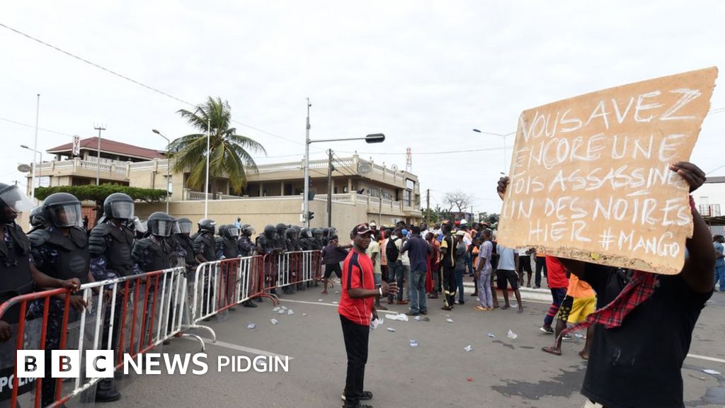 Togo: Thousands don continue protest for streets - BBC News Pidgin