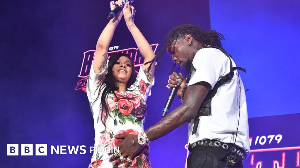 Rapper Cardi B and oda stars wey don do secret marriage - BBC News Pidgin