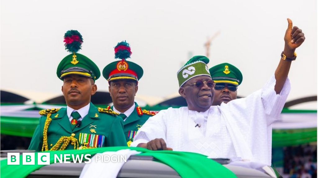 Bola Tinubu inauguration: Pictures of how Tinubu swearing in ceremony happun - BBC News Pidgin