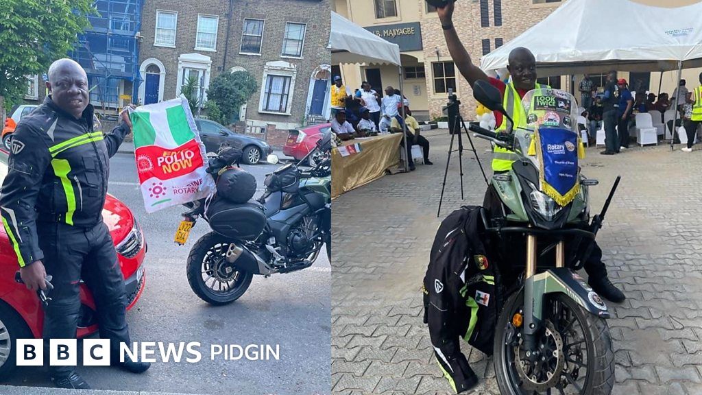 Kunle Adeyanju: Nigerian man wey ride bike from London to Lagos tok ...
