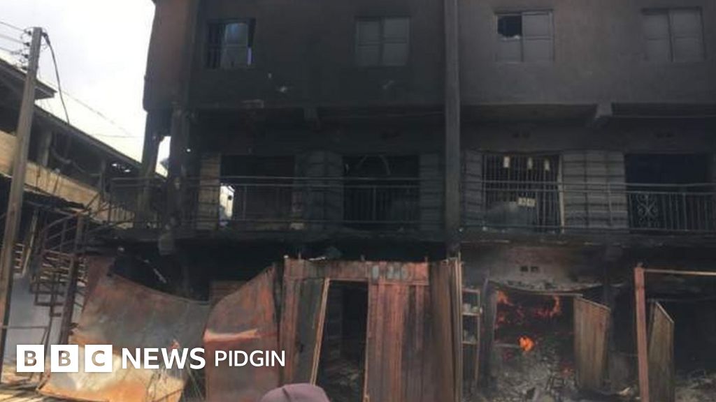 Onitsha market fire: Why Nigerians no dey like to insure dia property - BBC News Pidgin
