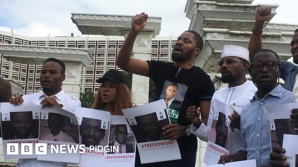 Sowore in detention: Heavy security as two groups protest for Abuja ...