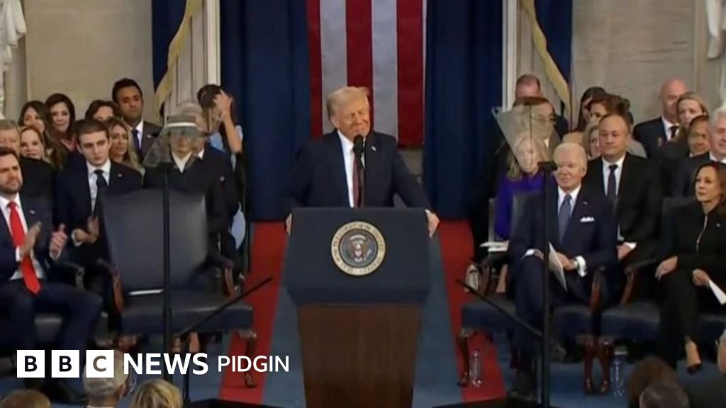 President Trump inaugural speech live: Donald Trump, JD Vance swearing ...