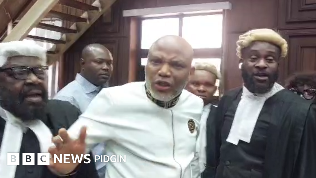 Nnamdi Kanu: Ipob leader para for Justice Binta Nyako court, case adjourned until further notice ...