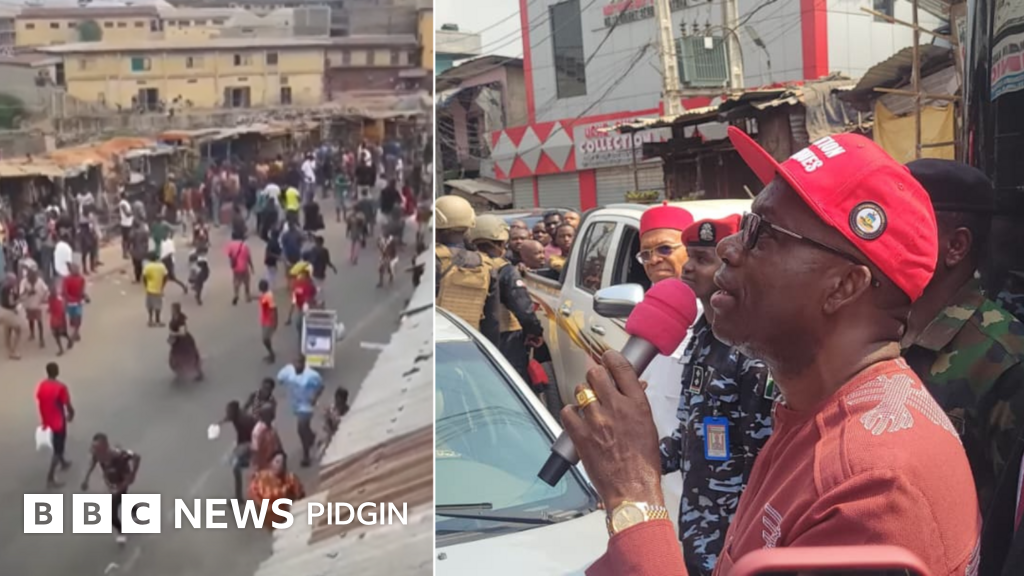 Nnamdi Kanu news: Onitsha traders protest against Anambra governor ...