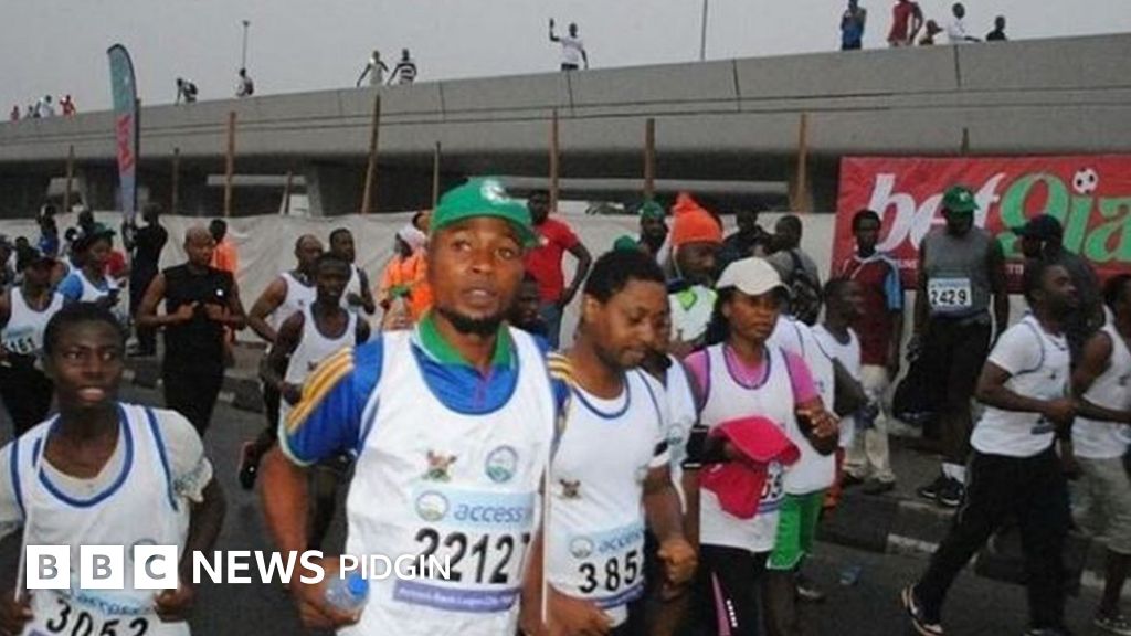 Lagos City Marathon: See photo of people wey run - BBC News Pidgin