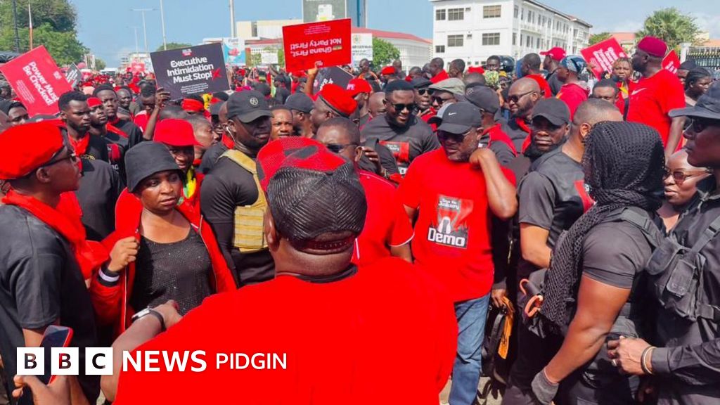 Opposition party NPP protest: Ghana opposition leaders protest against ...