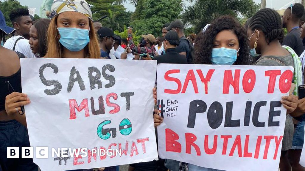Endsars protest: Youths trend #EndSARSMemorial2 two years after di ...