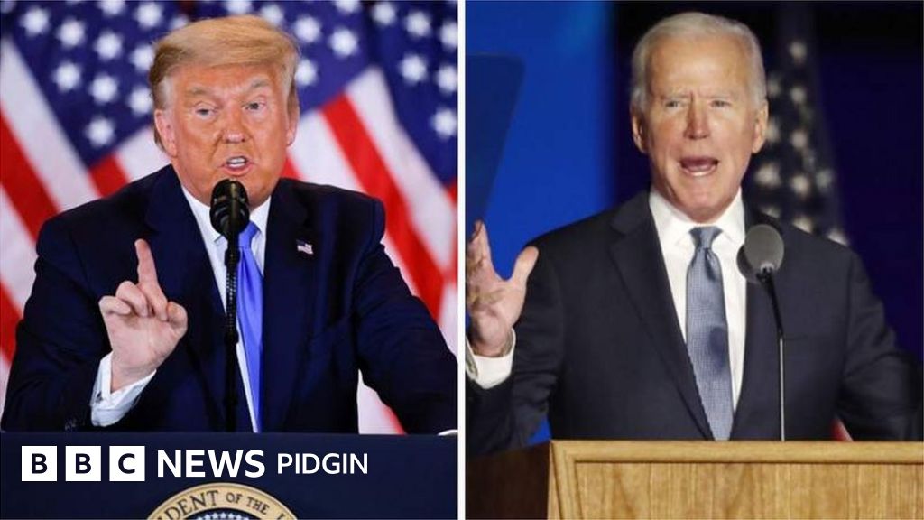 US election results 2020: Who dey lead for states wia dem still dey ...