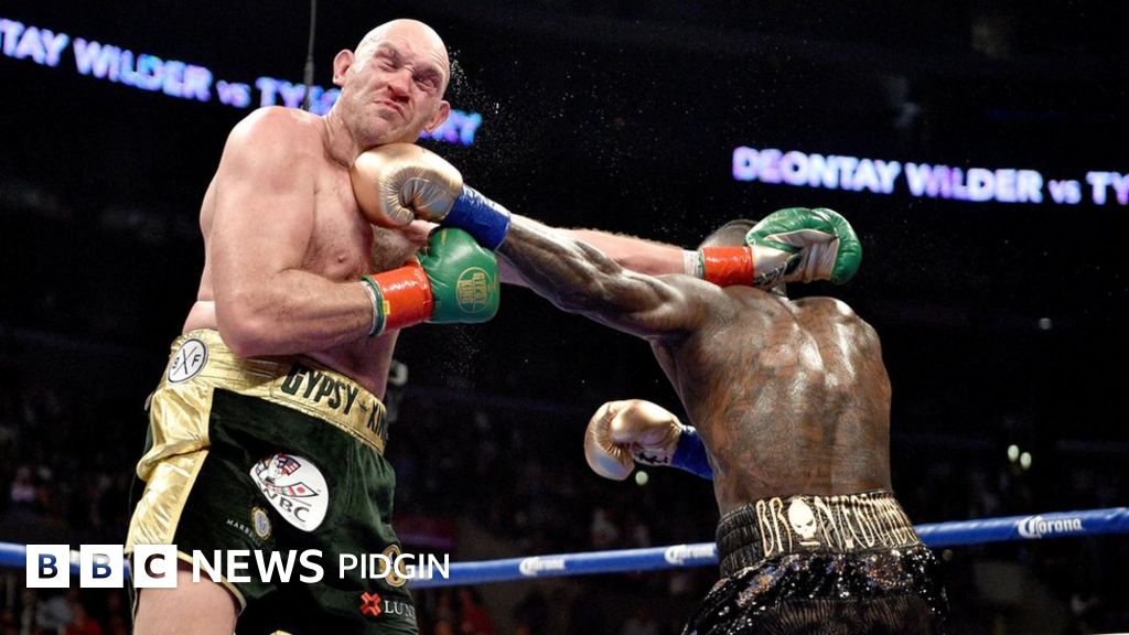 Tyson Fury and Deontay Wilder dey use red eye find Anthony Joshua - BBC News Pidgin