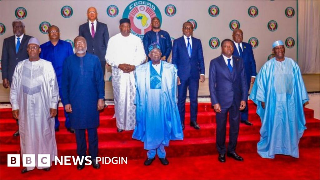 Niger coup: 'We gatz prioritise negotiations and dialogue' - President Bola Tinubu tok as Ecowas ...