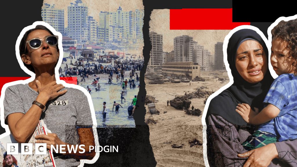 Death and hope for di war between Gaza and Israel - BBC News Pidgin