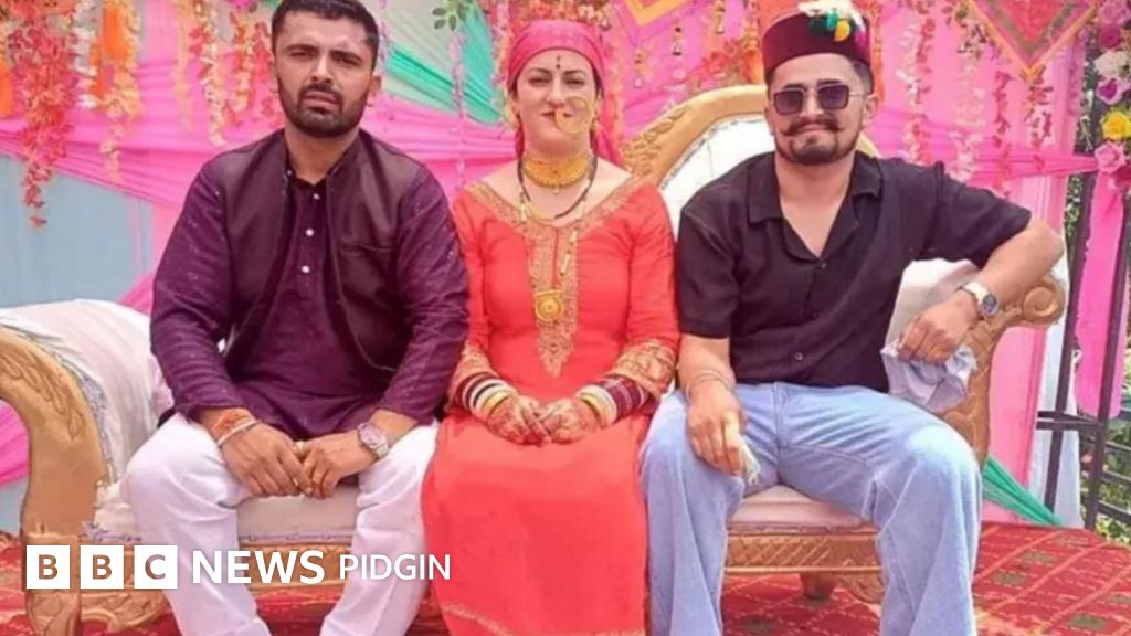Polyandrous marriage spark social media storm for India - BBC News Pidgin