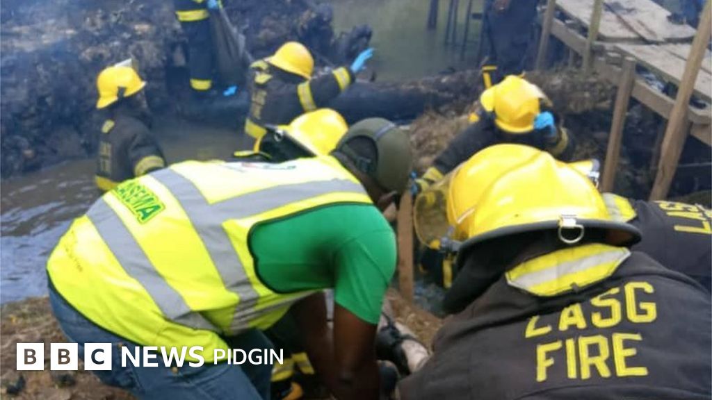 NNPC: Pipeline fire explosion claim lives for Lagos - BBC News Pidgin