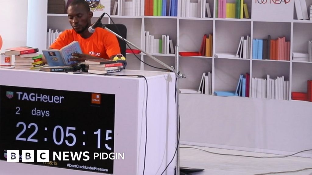 World Book Day: Meet Nigerian wey dey try set reading record - BBC News ...