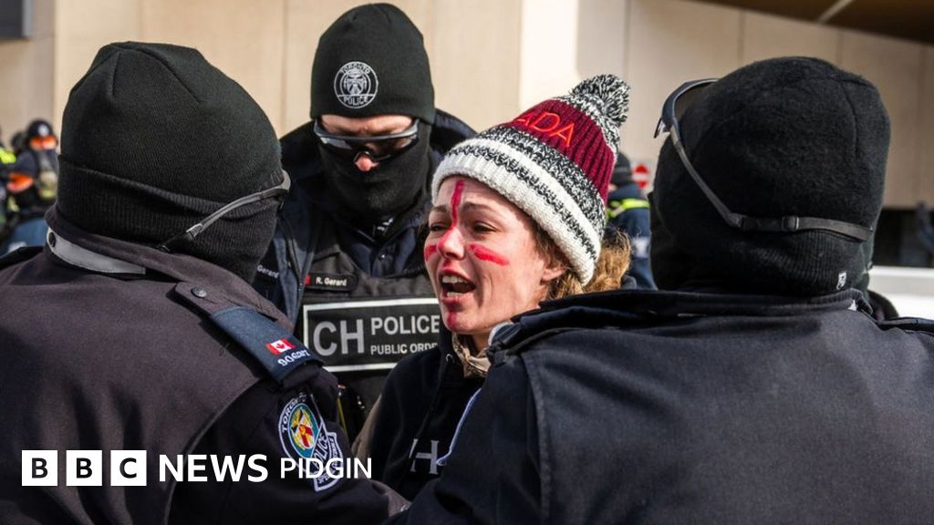 Canada protests: Police don begin make arrests for Ottawa protest - BBC ...