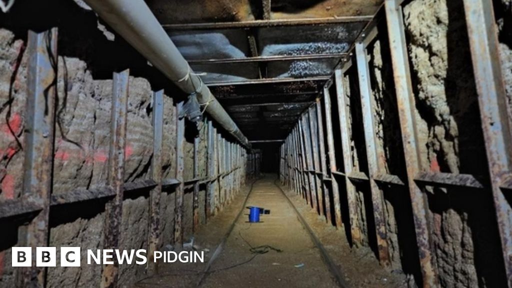 Dem find drugs tunnel wey connect US and Mexico- See fotos - BBC News ...