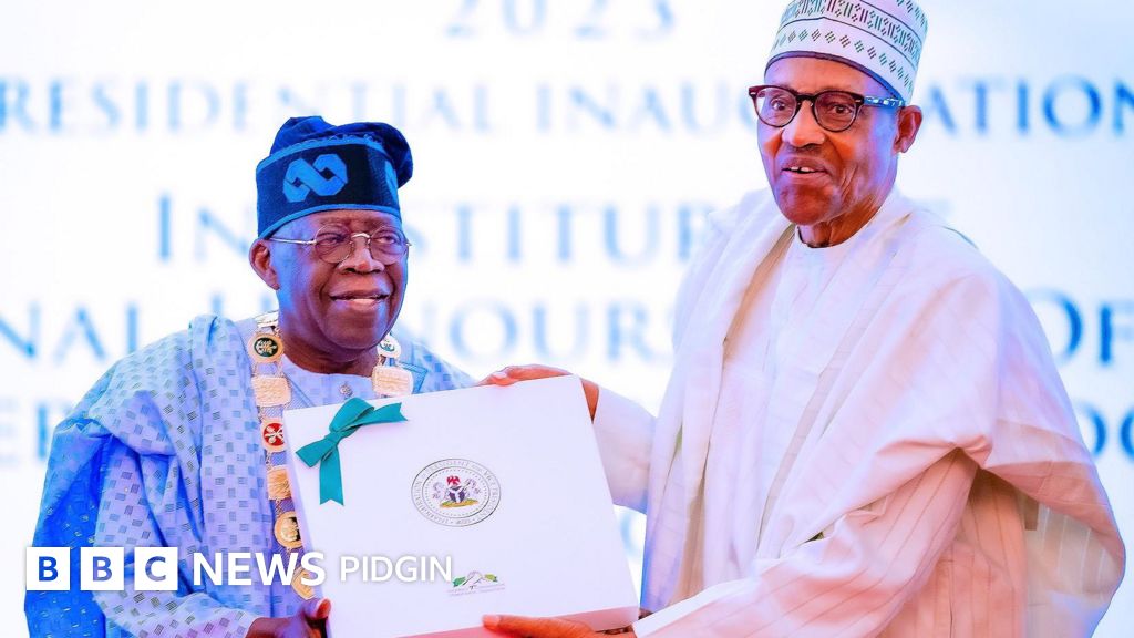 GCFR: Tinubu promise not to disappoint as e gbab highest national title - BBC News Pidgin