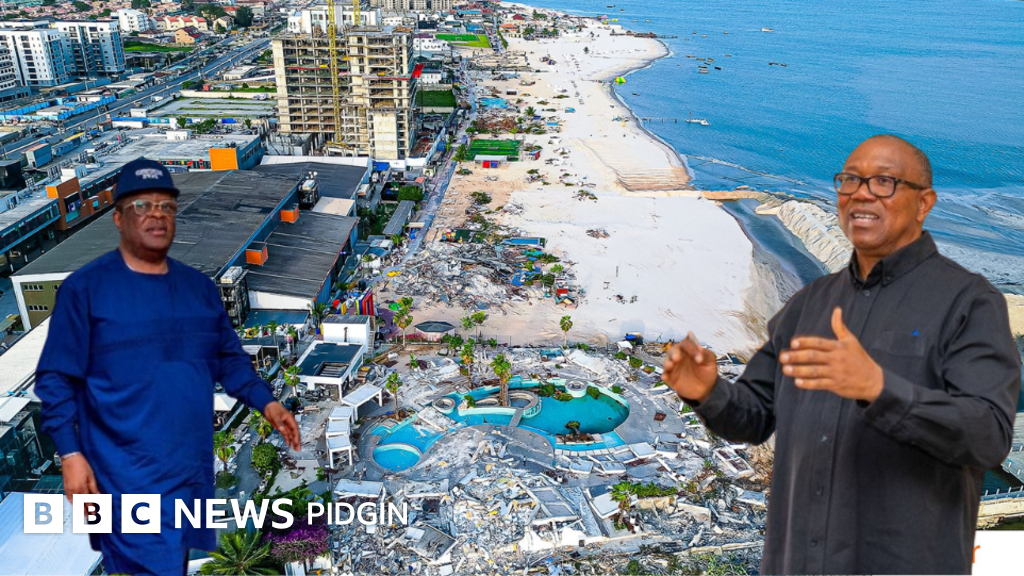 Lagos-Calabar coastal highway: Between Peter Obi, Dave Umahi and Landmark beach - BBC News Pidgin
