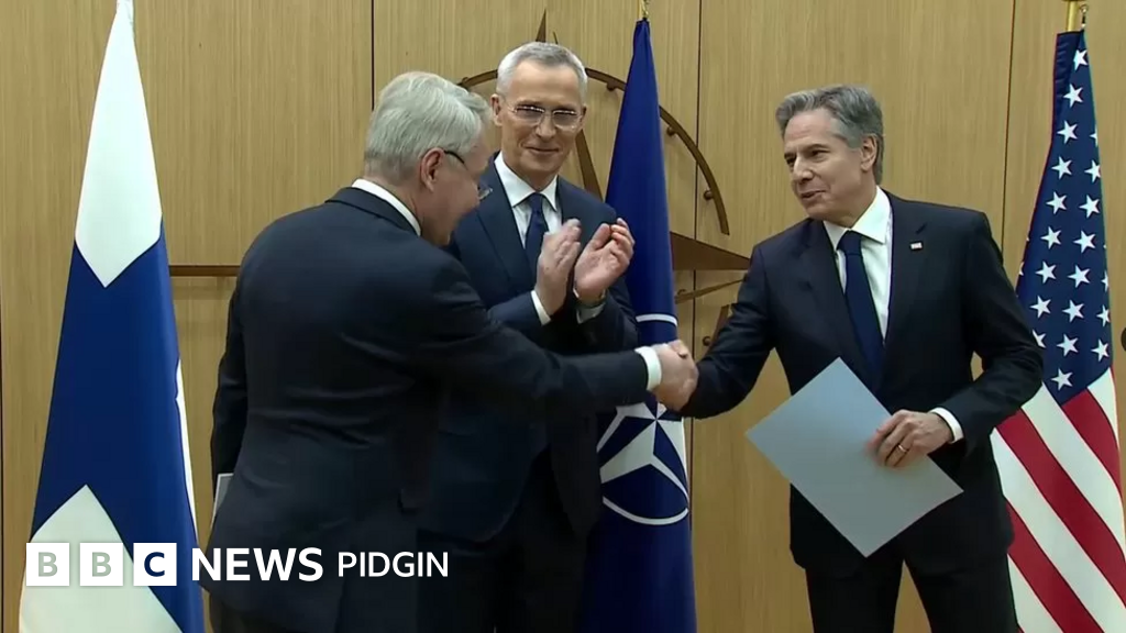 Nato expansion: Wetin go happun to Russia as Finland join di treaty bodi - BBC News Pidgin