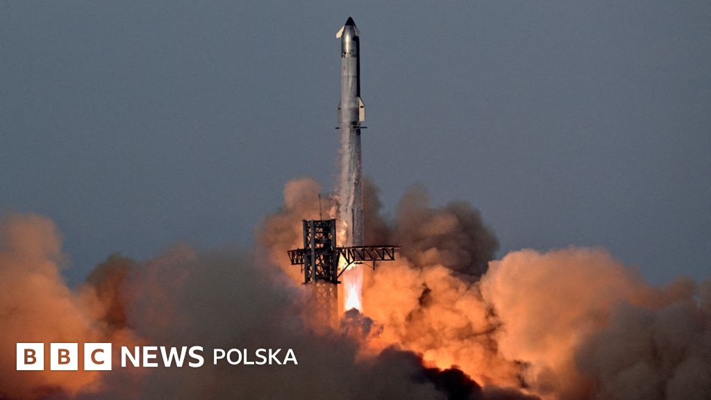 SpaceX zalicza udany start rakiety Starship - BBC News Polska