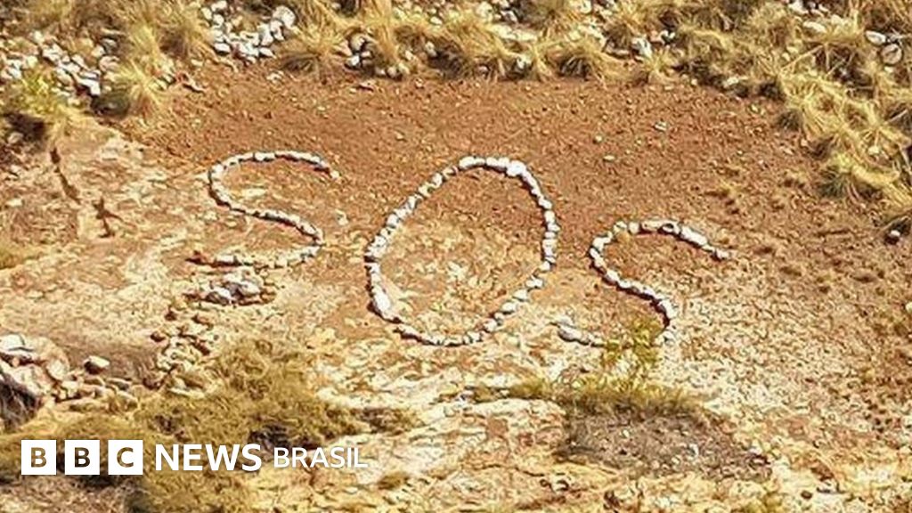 Sinal de SOS com pedras em região remota intriga polícia na Austrália ...