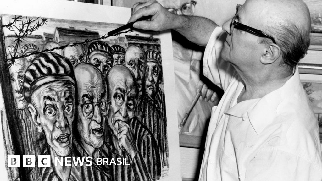 Em 11 desenhos, a tragédia de Auschwitz contada por artista que ...