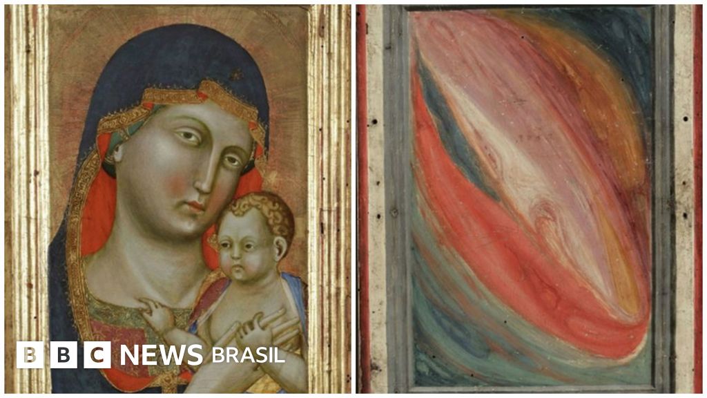 Restauração revela pintura escondida nas costas de retrato medieval da ...