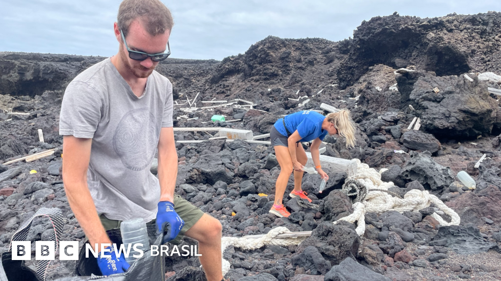 A remota ilha no Atlântico Sul que recebe lixo do mundo todo pelo mar ...