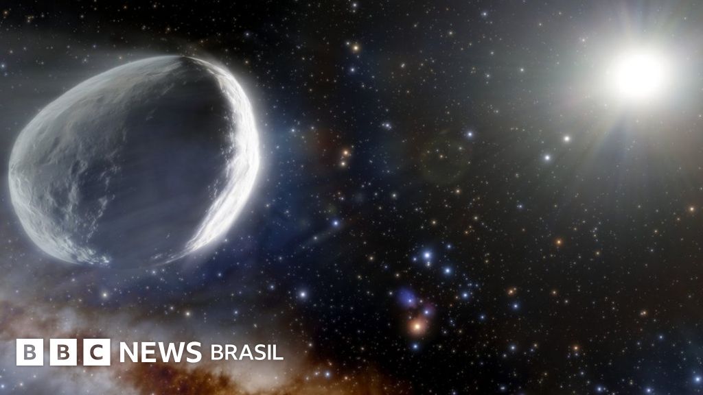 Maior cometa já descoberto está viajando na direção da Terra - BBC News ...