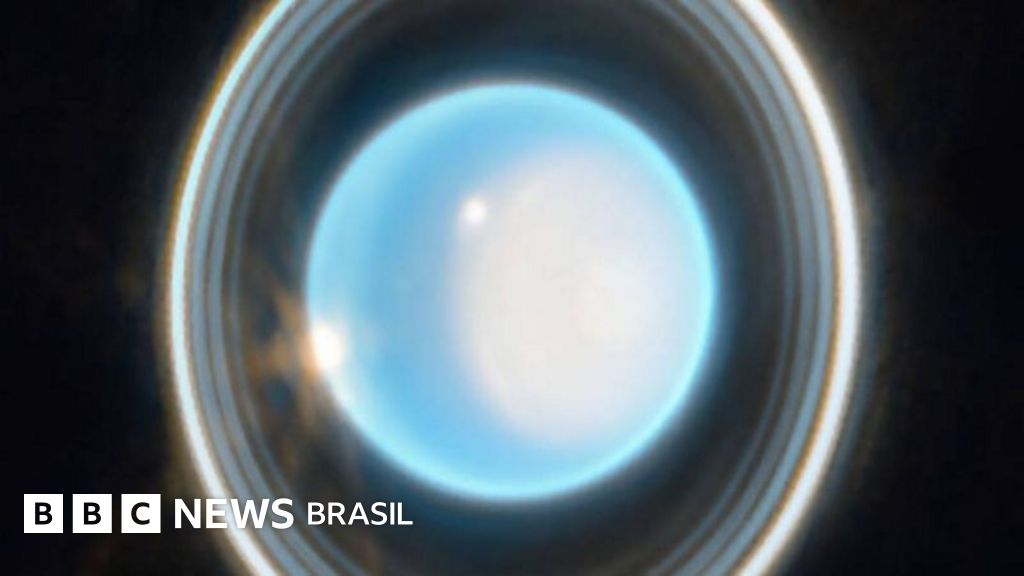 A reveladora imagem dos anéis de Urano, o gigante de gelo do Sistema ...