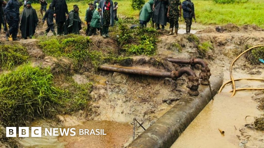 A enorme rede clandestina construída para roubar petróleo na Nigéria - BBC News Brasil