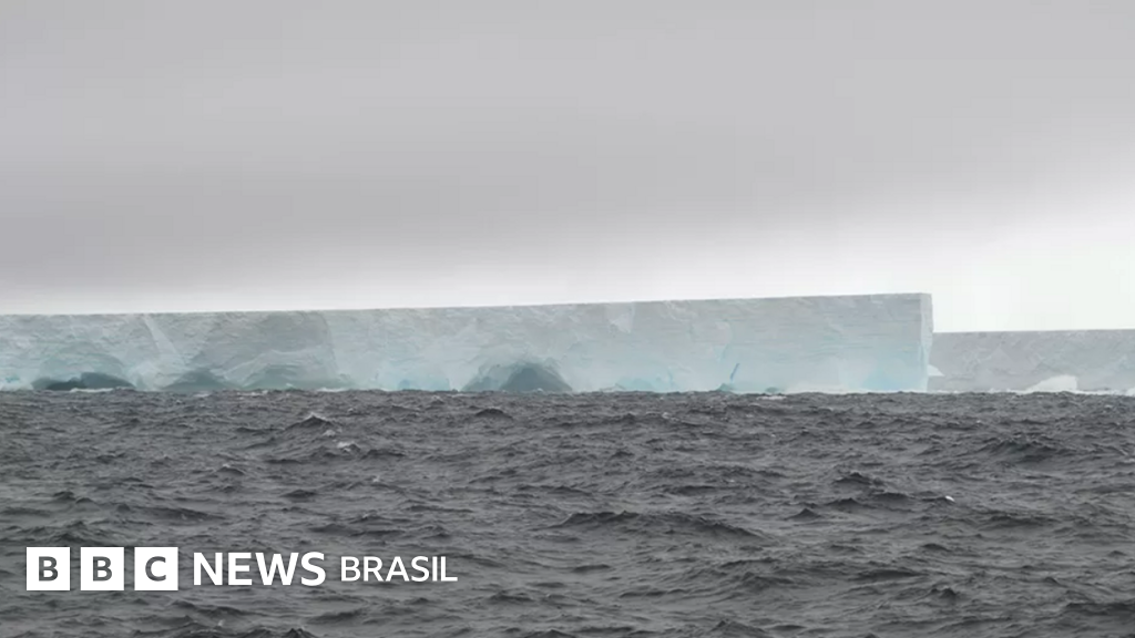 O iceberg do tamanho de São Paulo que pode ameaçar navegação - BBC News ...