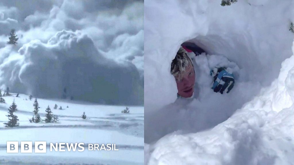 Grupo escapa da morte após avalanche nos EUA - BBC News Brasil