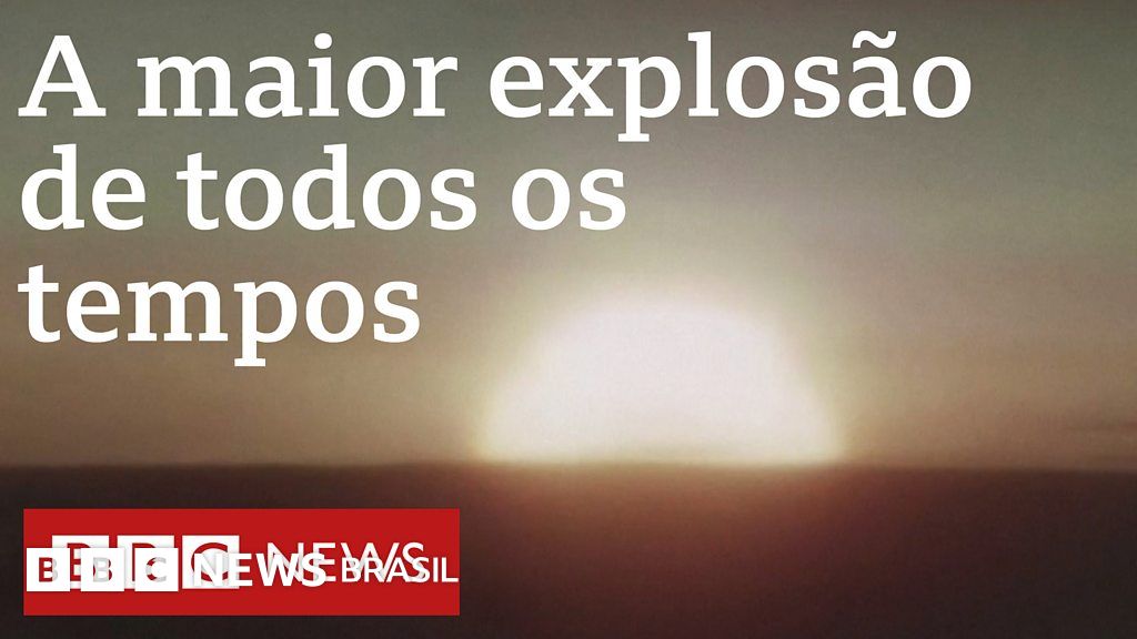 Czar Bomba: imagens inéditas da explosão nuclear mais potente da ...